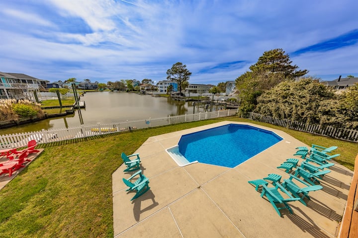 7br/8ba Bayside•pool•hot Tub•sleeps 19•ev Charger - Virginia Beach, VA