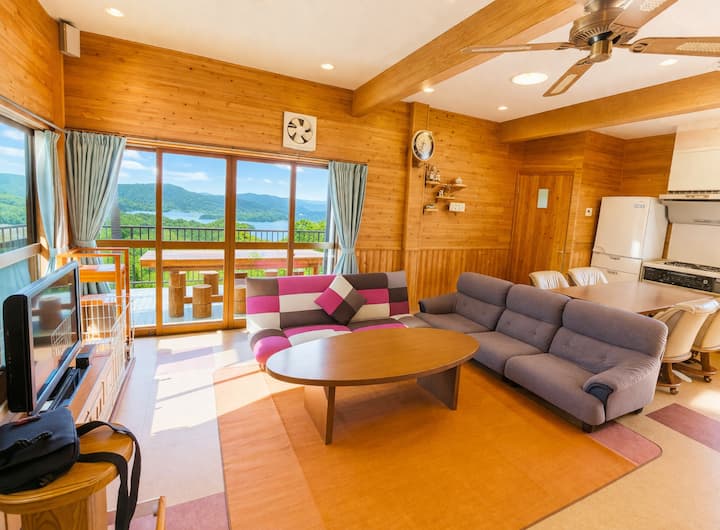 【オーシャンビュー】最大8名利用・bbq・広い寝室・絶景ビュー・広々快適な1棟貸切 - Shima