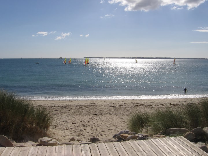 Maison 200m Plage, Vue Mer, Jardin - Larmor-Plage