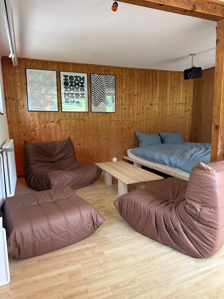 Privates Chalet Mit Grosser Terrasse & Grillplatz - Stoos