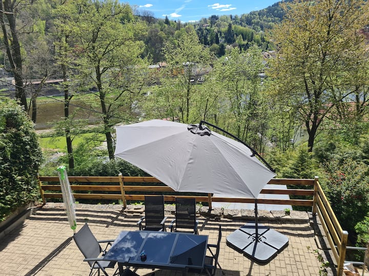 Fewo Klara Am Lilienstein Mit Großer Terrasse - Gohrisch
