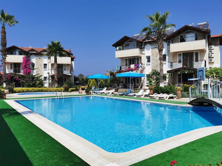 ÇAlış 2+1 Luxury Flat Pool Garden Modern - Fethiye