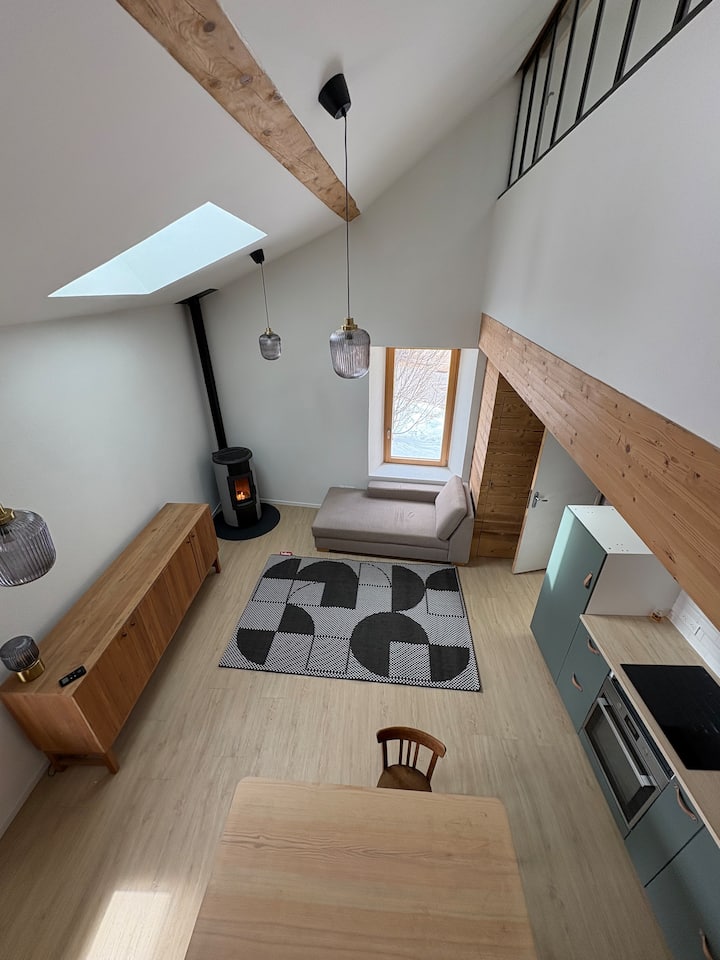Duplex Cosy Pour 2 Personnes à Rochejean - Mouthe