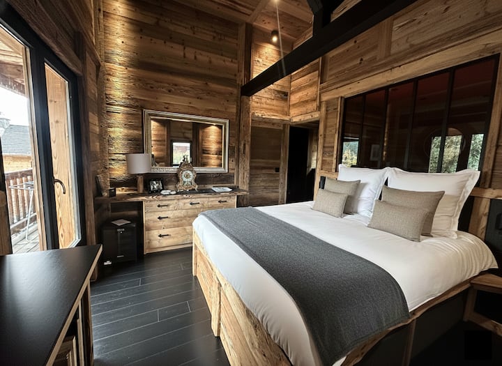 Chalet D'exception Vue Mont Blanc, Proche Village - Notre-Dame-de-Bellecombe
