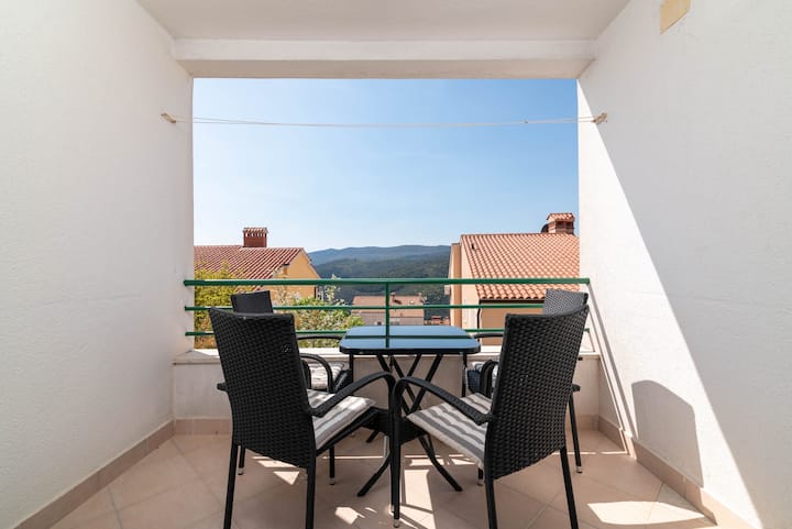 A-6464-d Appartement De Deux Chambres Avec La - Rabac