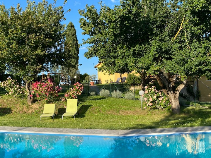 Bilocale Con Piscina E Vista Sulle Colline - Chianciano Terme