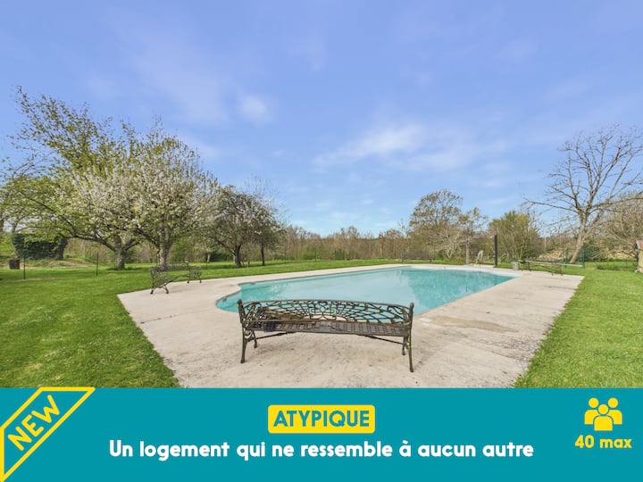 La Sonnerie, Gîte Nature & Piscine Commune - Montignac