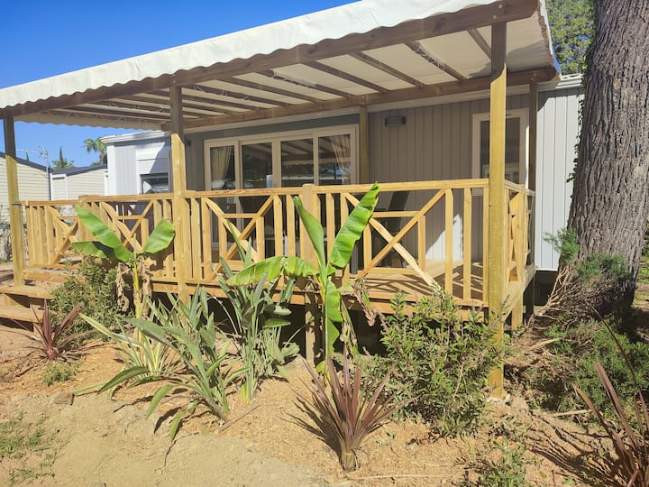 Camping Del Mar - Mobil-home 3 Chambres Chaleureux - Argelès-sur-Mer