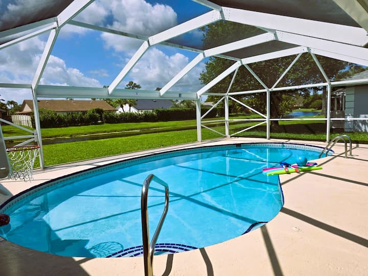 Elegant Wellington Pool Home Near Palm Beach - Lion Country Safari, Loxahatchee