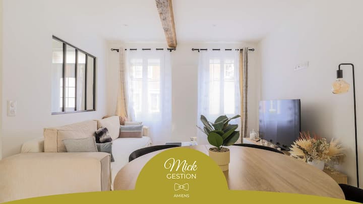 Le Castille - Moderne, Jardin, 10min Gare D'amiens - Gare d'Amiens