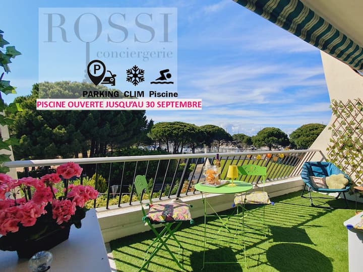 Le Quai Aux Fleurs Avec Parking | Clim | Piscine - Port Camargue