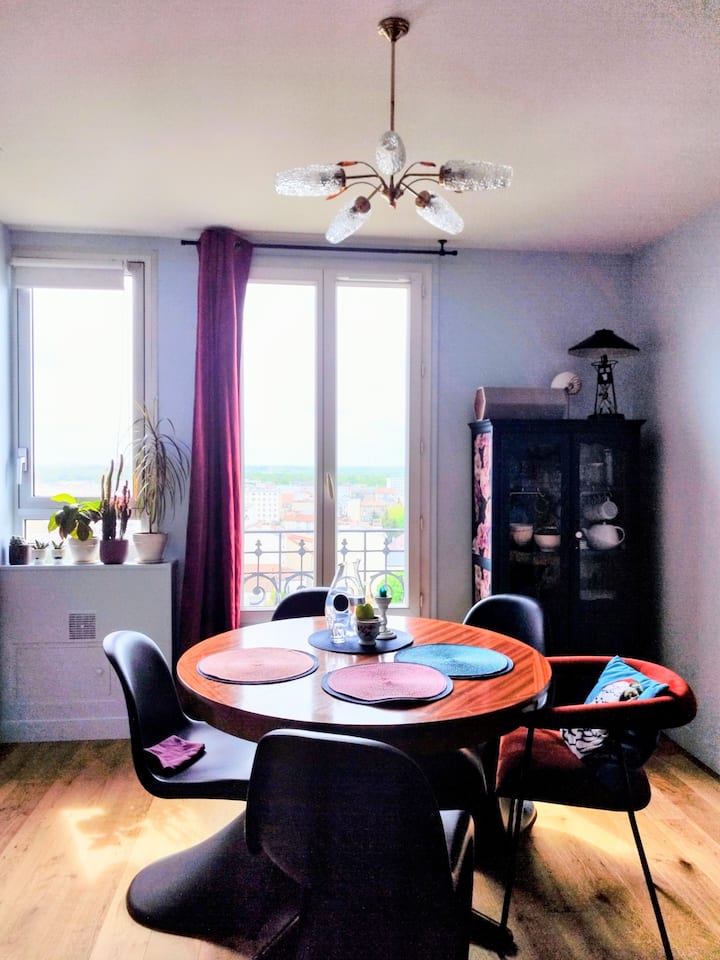 Joyeux Appartement Familial Avec Vue - Fontenay-sous-Bois