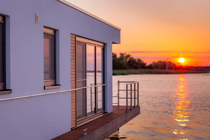 Kranichnest Schwimmhaus - Uferhaus Am Bodden - Ribnitz-Damgarten