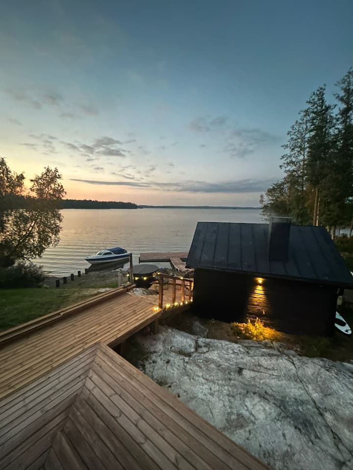 Järvenrantatalo I 2 X Sauna I Poreallas I Wifi - Tammela