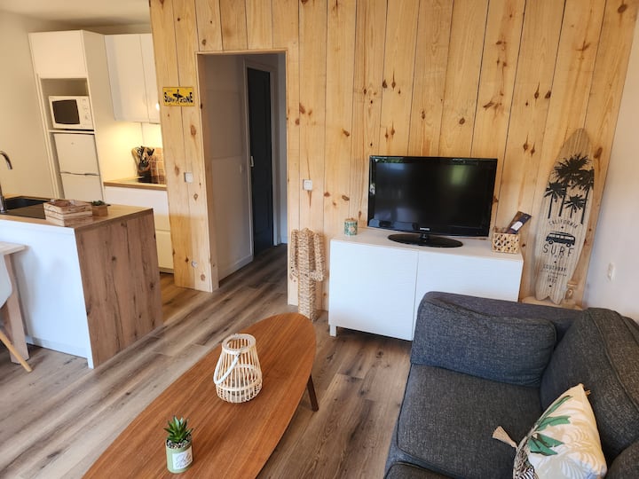 Maison Au Cœur Du Golf Avec Piscine Chauffée - Lacanau