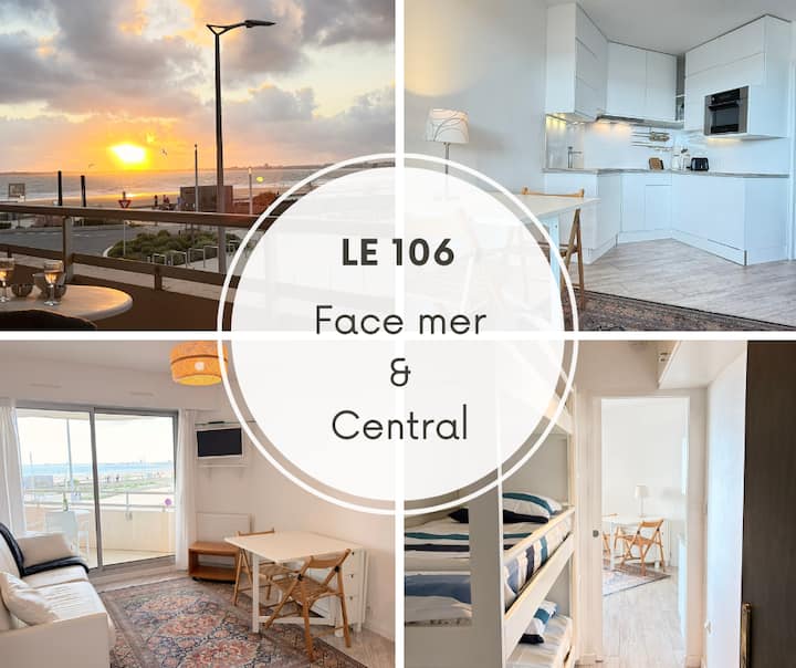 Studio Face Mer, Balcon, Hyper Centre- Classé 2* - La Baule-Escoublac