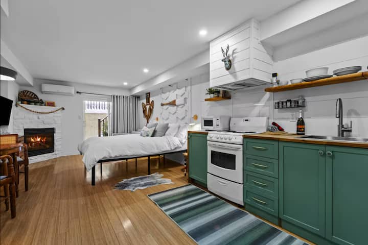 5 Min Saint-sauveur's Best Loft With Fireplace - Saint-Sauveur