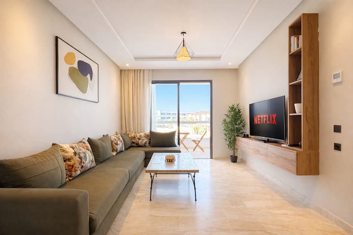 Hivernage Elite Stay Avec Piscine - 800m De Plage - Agadir