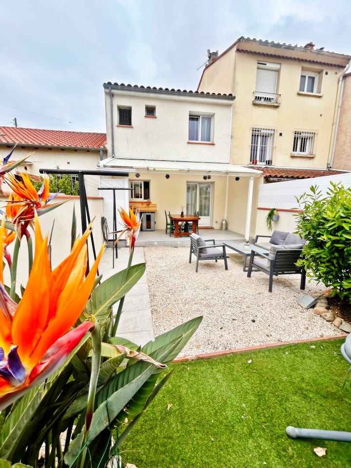 Jolie Maison 2 Faces, 2 Chambres, Jardin Aménagé. - Perpignan