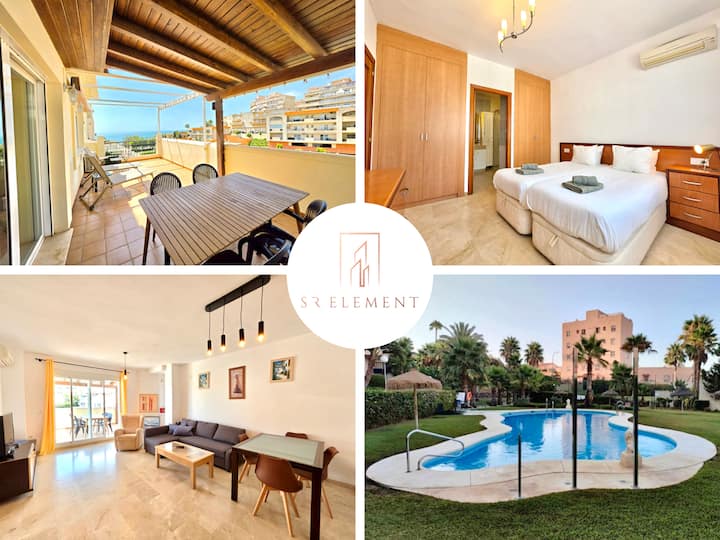 Sr Torrequebrada 1 Bdr With Sea View - Benalmádena