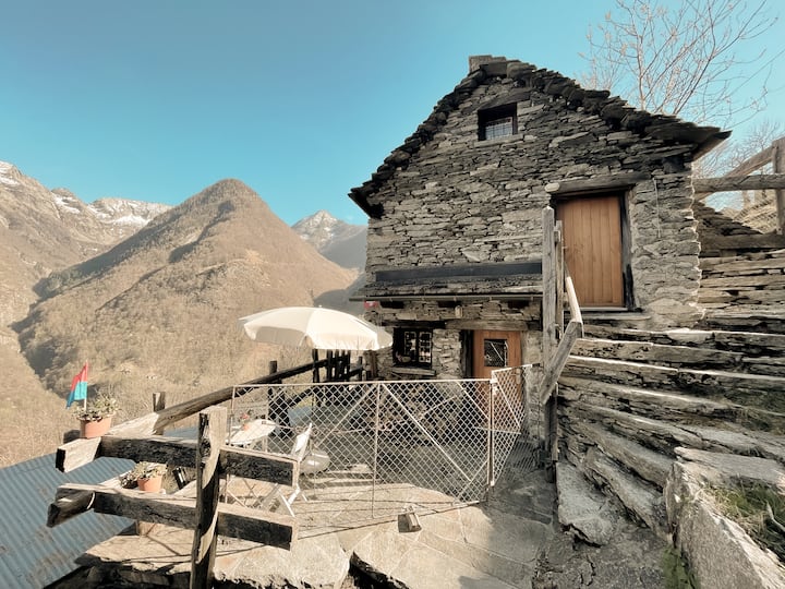 Rustico "Valle Maggia" Sopra Brontallo/ Menzonio - Cevio