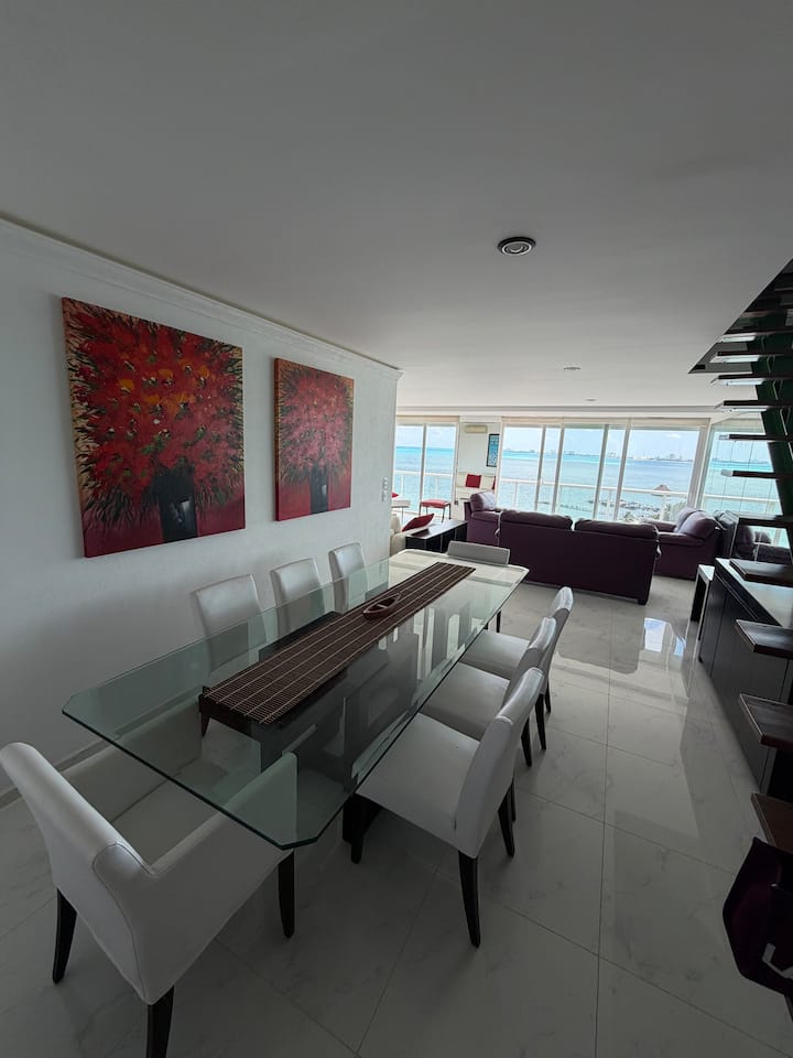 Departamento De Lujo Frente Al Mar - Isla Mujeres