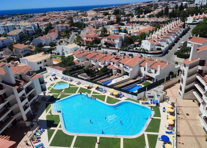 Vila Magna Hideaway |T1 Com Vista Piscina•ac•wifi - Albufeira