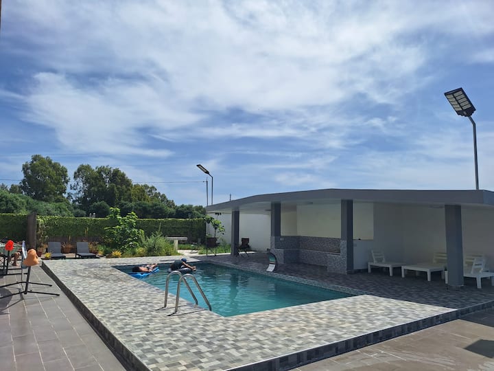 Villa Avec Piscine Sans Vis à Vis A Had El Gharbia - Asilah