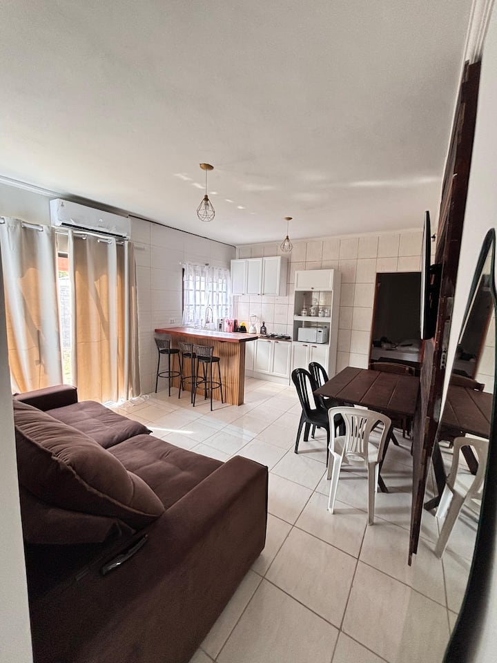 Casa Confortável 3 Quartos C/ Ar-condic. E Wi-fi - Ilha Comprida