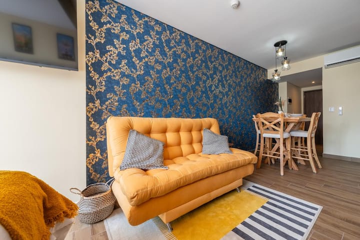 1br Premium Apt Best View | Ac, Tv, Roof Pool, Gym - Mexico City
