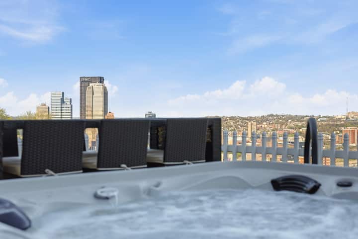 Hot Tub With City View. Mt Wash, Three Br, Two Lr. - Pittsburgh, PA
