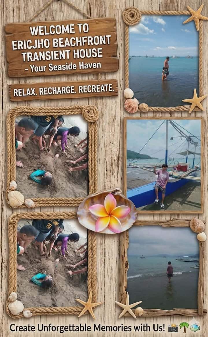 Ericjho Beachfront Transient House - Dingalan