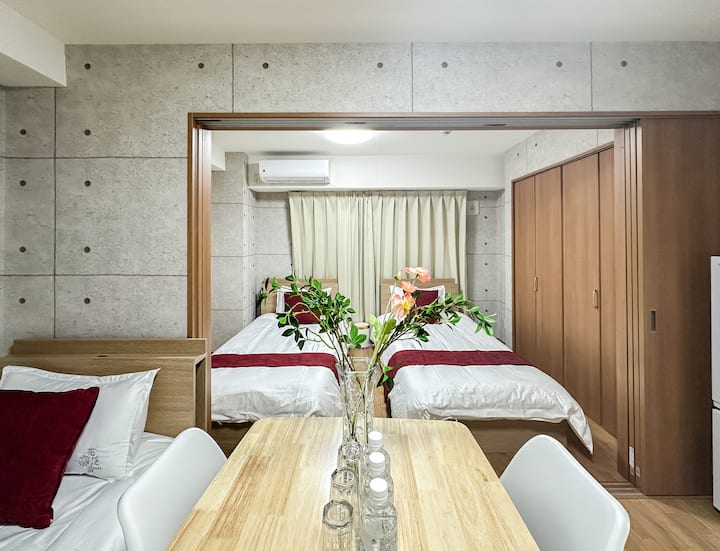 Ujun Tsutenkaku | Apartment Hotel | Triple Room - 大阪市