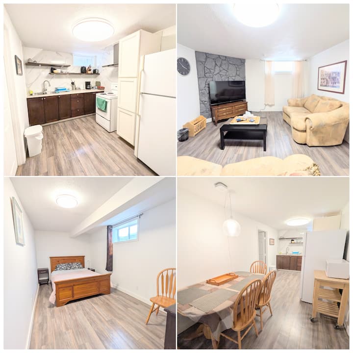 Guest Suite|private|wi-fi|kitchen|near Airport - Calgary