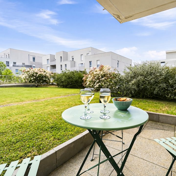 T2 Moderne Avec Terrasse, Central Et Calme - Saint-Herblain