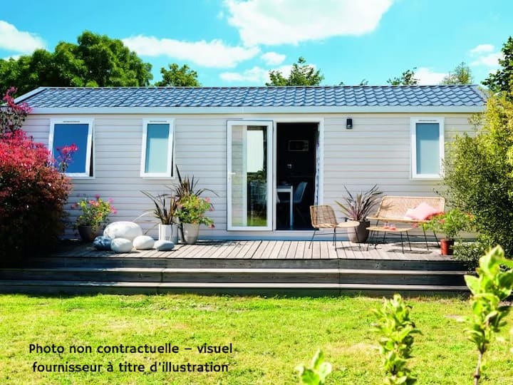 Mobil-home "Jerry" Au Cœur Du Poney-club - Hostens