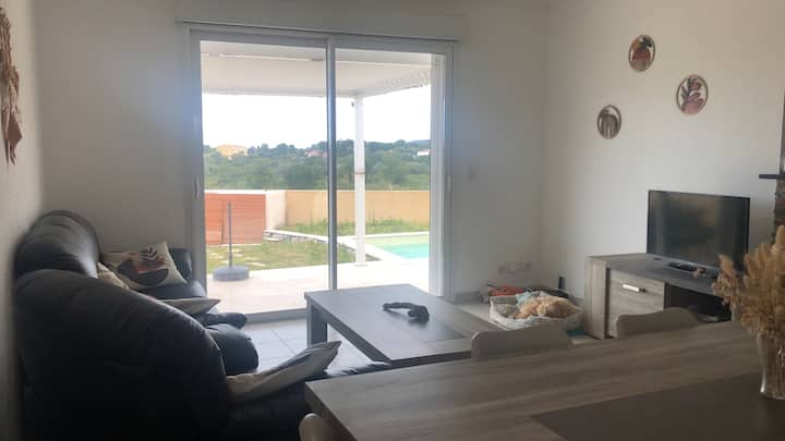 Calvi Villa Avec Piscine F3 Jolie Vue - Calvi