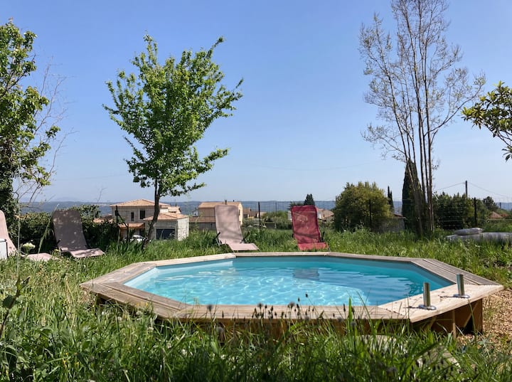 Halte En Provence, Vue Imprenable Et Calme Absolu - Manosque