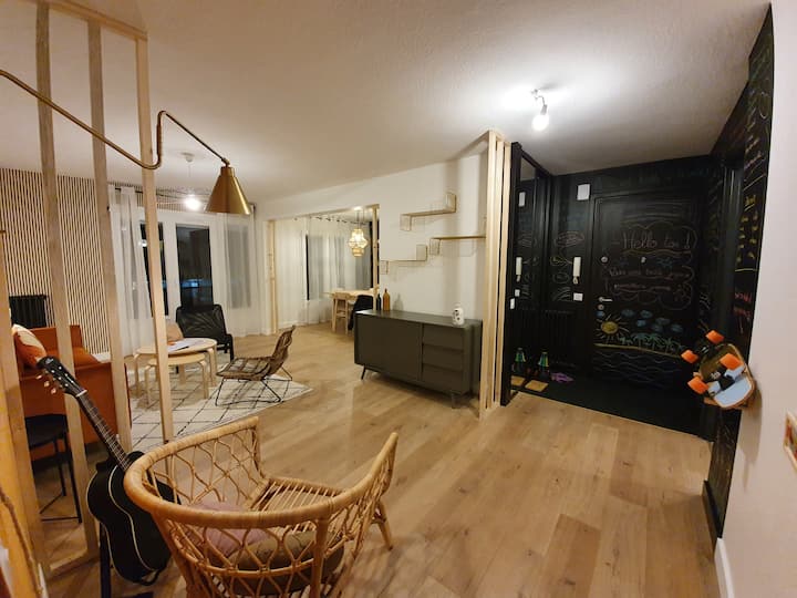 Grand Appart Design 4 Chbres Idéal Familles/grpes - Annecy