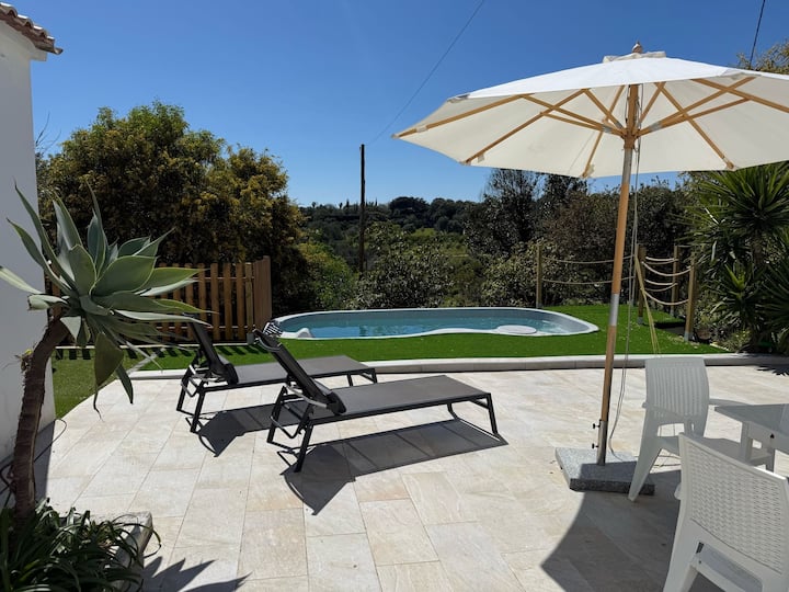 Maisonnette à La Campagne, Terrasse Avec Piscine - Faro