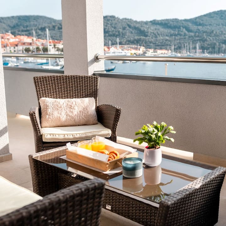 Superior One-bedroom Apartment With Terrace And Se - Vela Luka