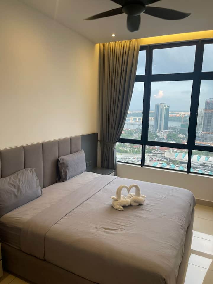 Twin Tower 2br | Free Movies | Ciq | 600mbps - Johor Bahru