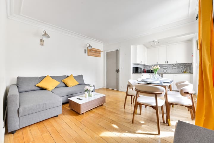 2br Apartment Near Metro & Canal Saint-martin - Paris