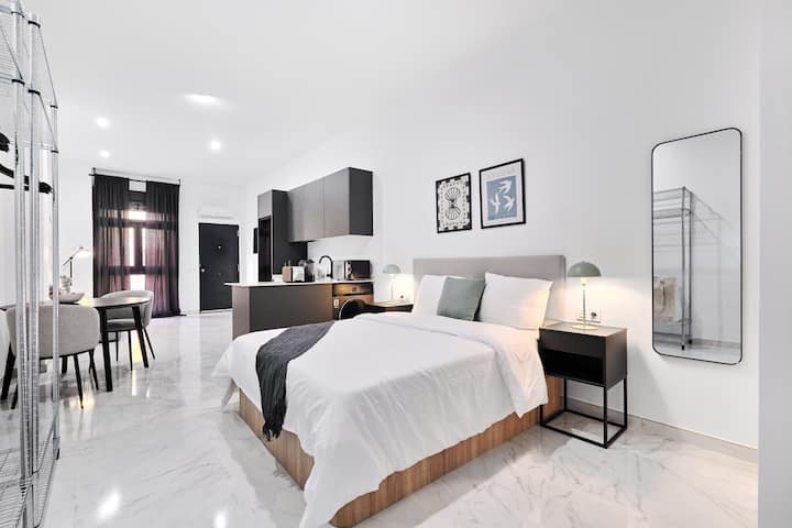 Modern Studio / 1 Min Beach / Ac / Wifi - Guardamar del Segura