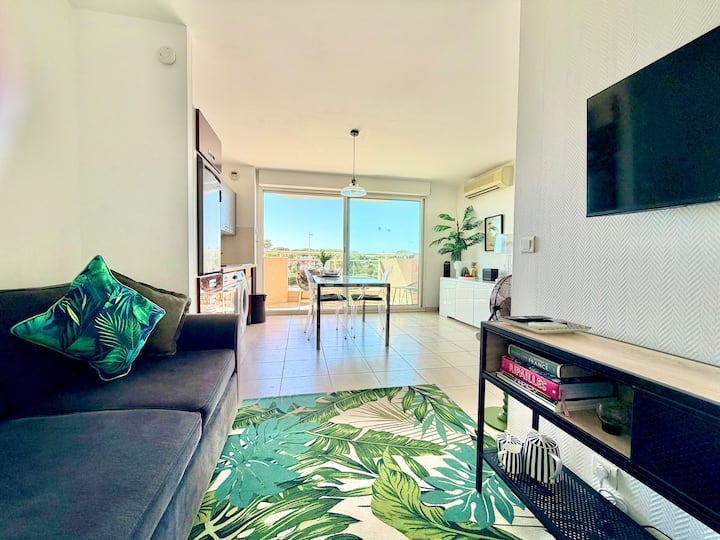 Modern Beach Apartment Parking Wifi Clim - Canet-en-Roussillon