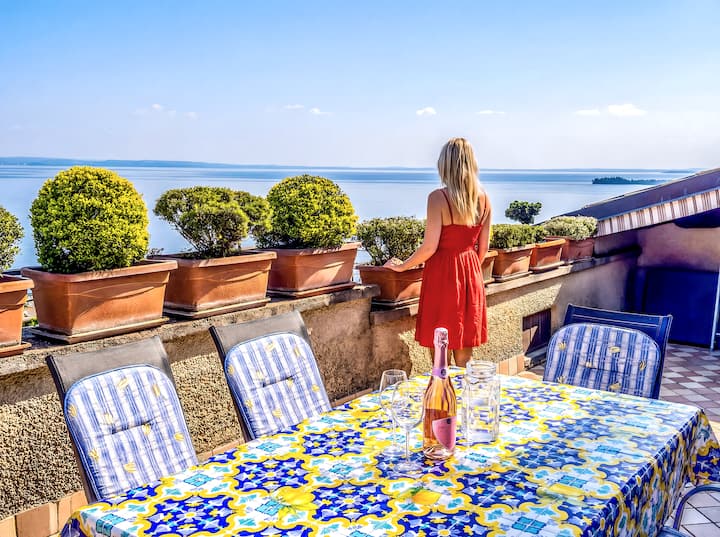 Casa 2 Camere | Terrazzo Panoramico Lago Di Garda - Italien