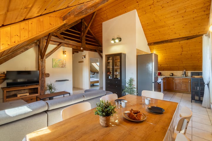 𝑳𝒆 𝑺𝒐𝒍𝒊 Charmant Cocon Entre Annecy & Genève - Cernex