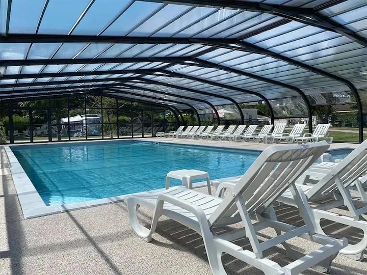 Zecamping 3* Chalet 45m² Piscine - Le Crotoy