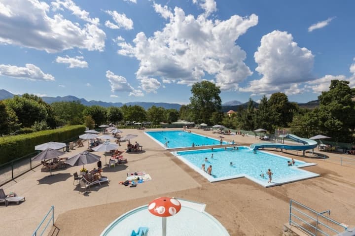 Zecamping 3* Mobil Home 33m² Piscine - Mens