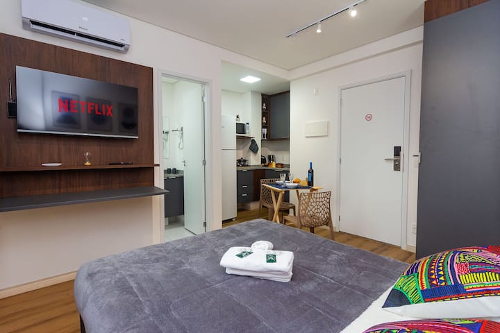 Studio Prime | Wi-fi, Piscina, Academia E Ac - Sbc - Santo André